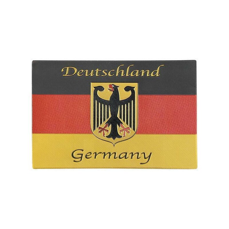 Folien Glitzer Fotmagnet Magnet - Germany Deutschland - SOUVENIR BAUE
