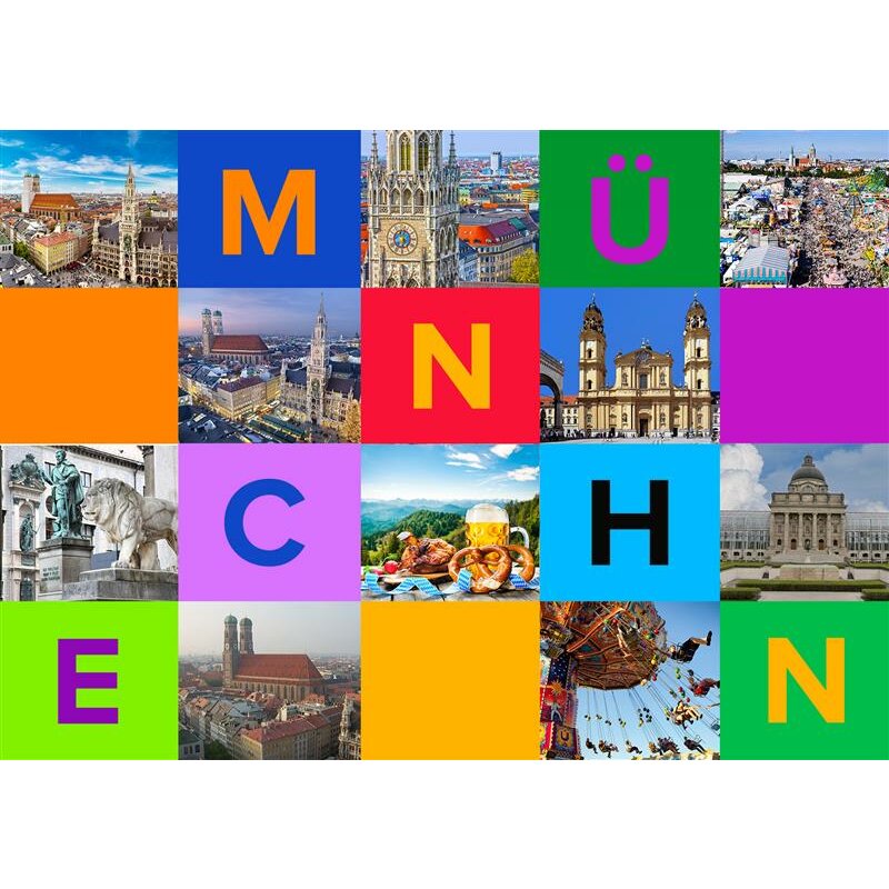Fotomagnet Magnet Souvenir Magnet - München Germany - SOUVENIR BAUER