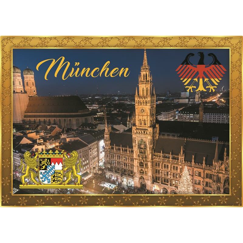 Fotomagnet Magnet Souvenir Magnet - München Germany - SOUVENIR BAUER