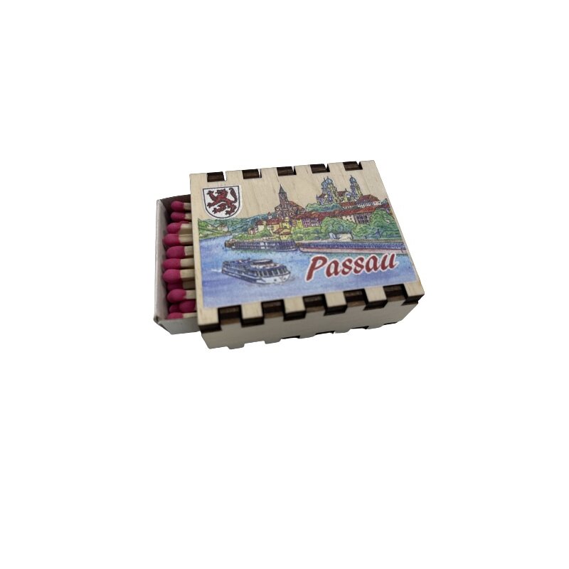 Streichholz Magnet Passau Streichhölzer - SOUVENIR BAUER